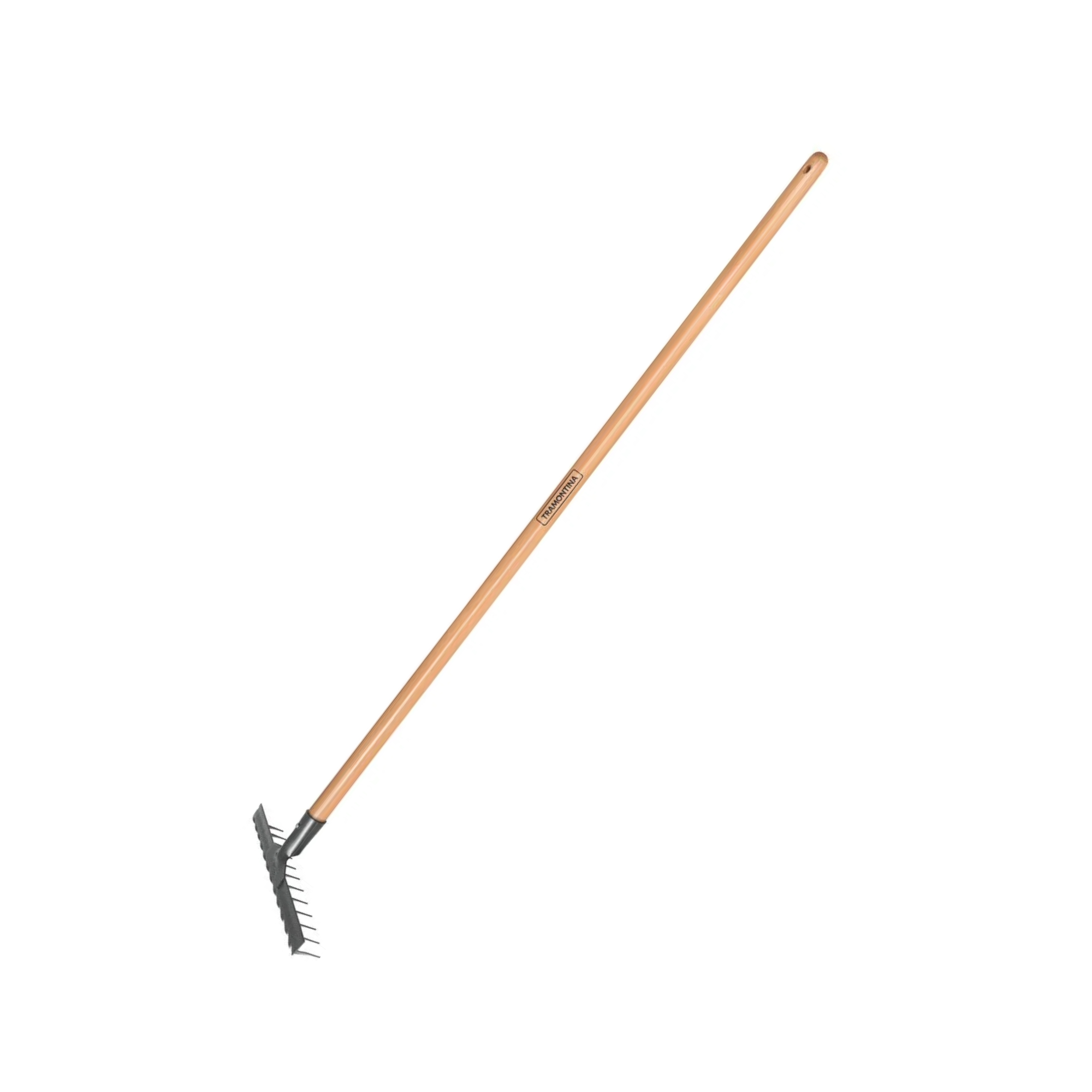 Ancinho com Cabo de Madeira 120cm 12 Dentes Tramontina - Apotiguar