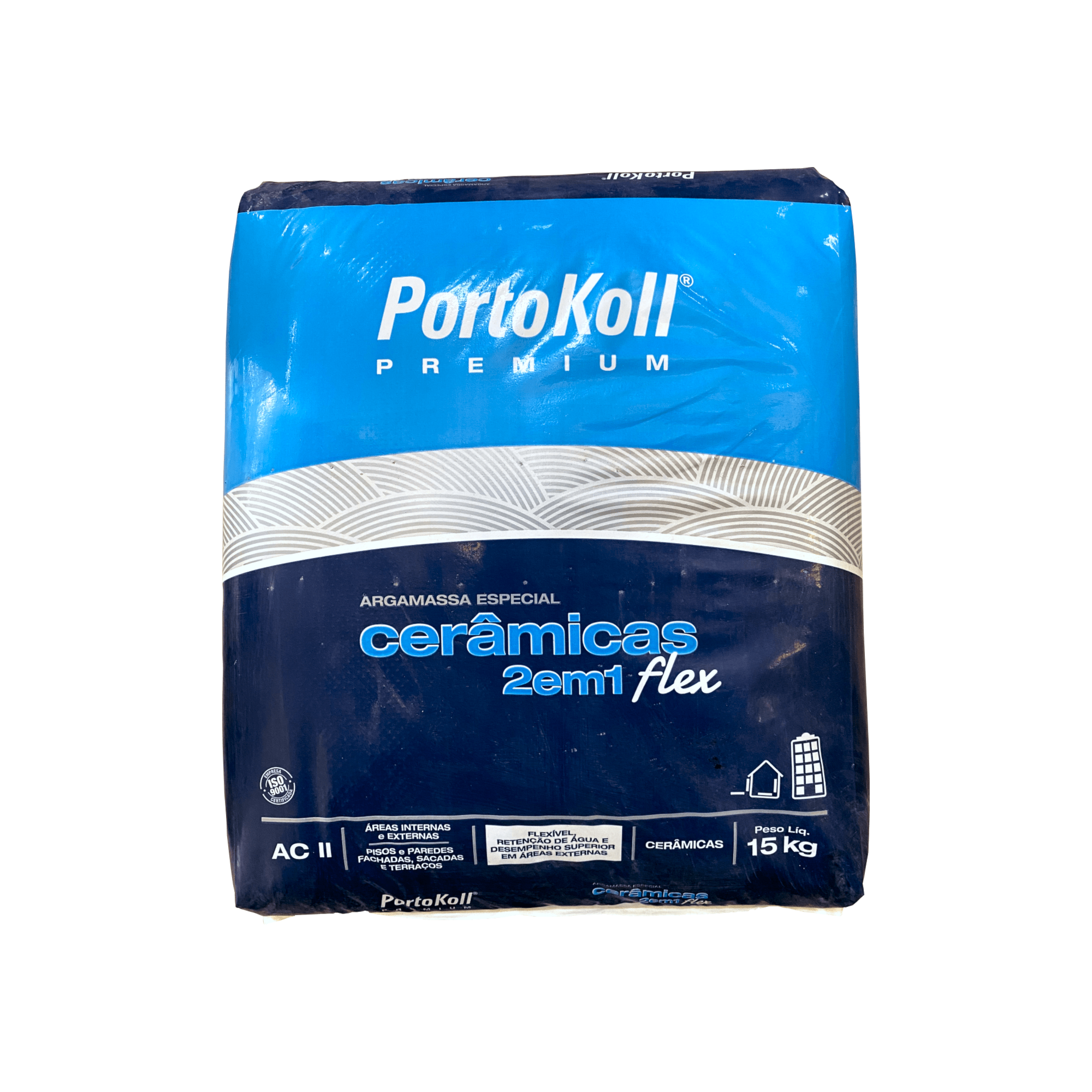 Argamassa AC II Cerâmica Flex 15Kg Portokoll - Apotiguar