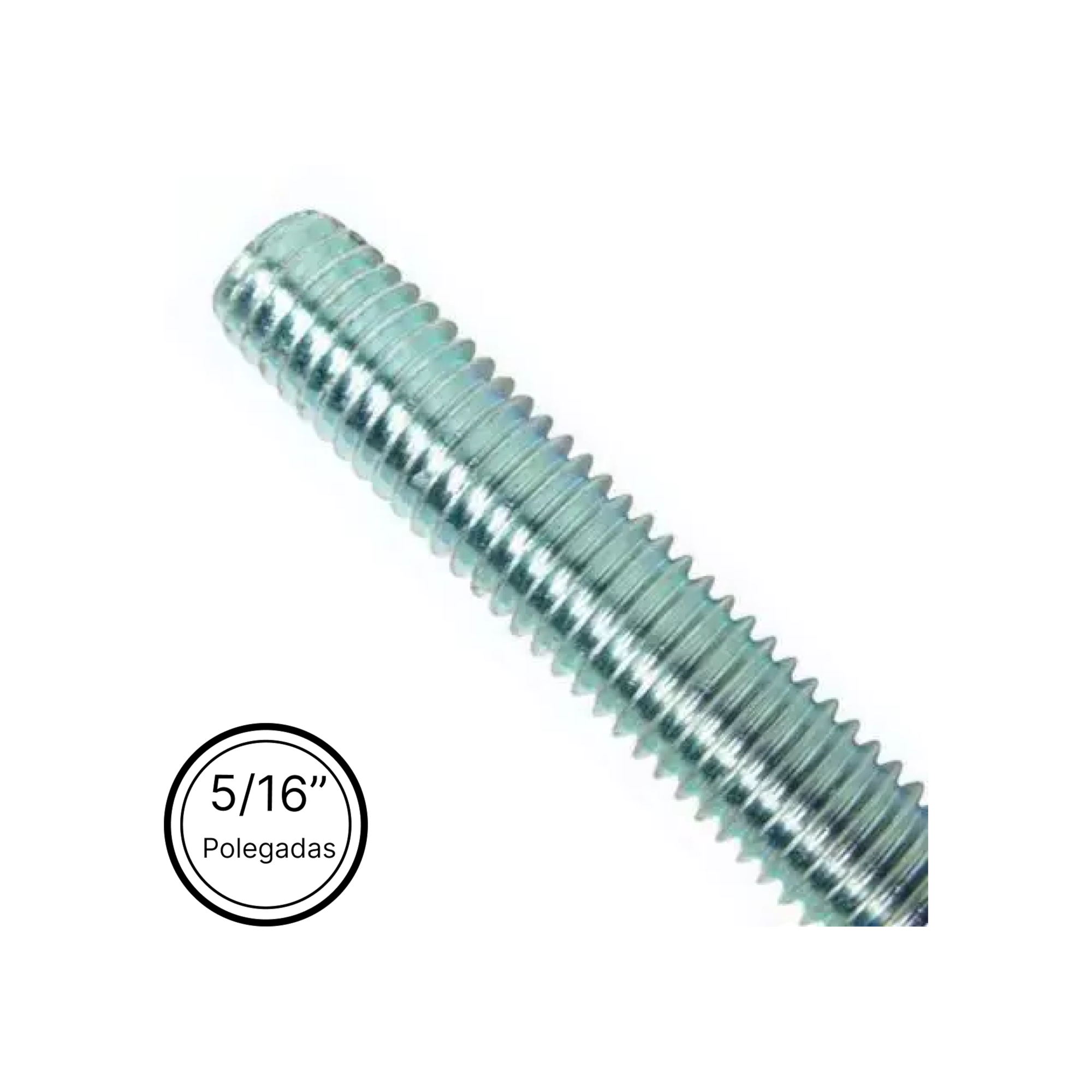 Barra Roscada 1m Zincada 5/16 Real Parafusos - Apotiguar