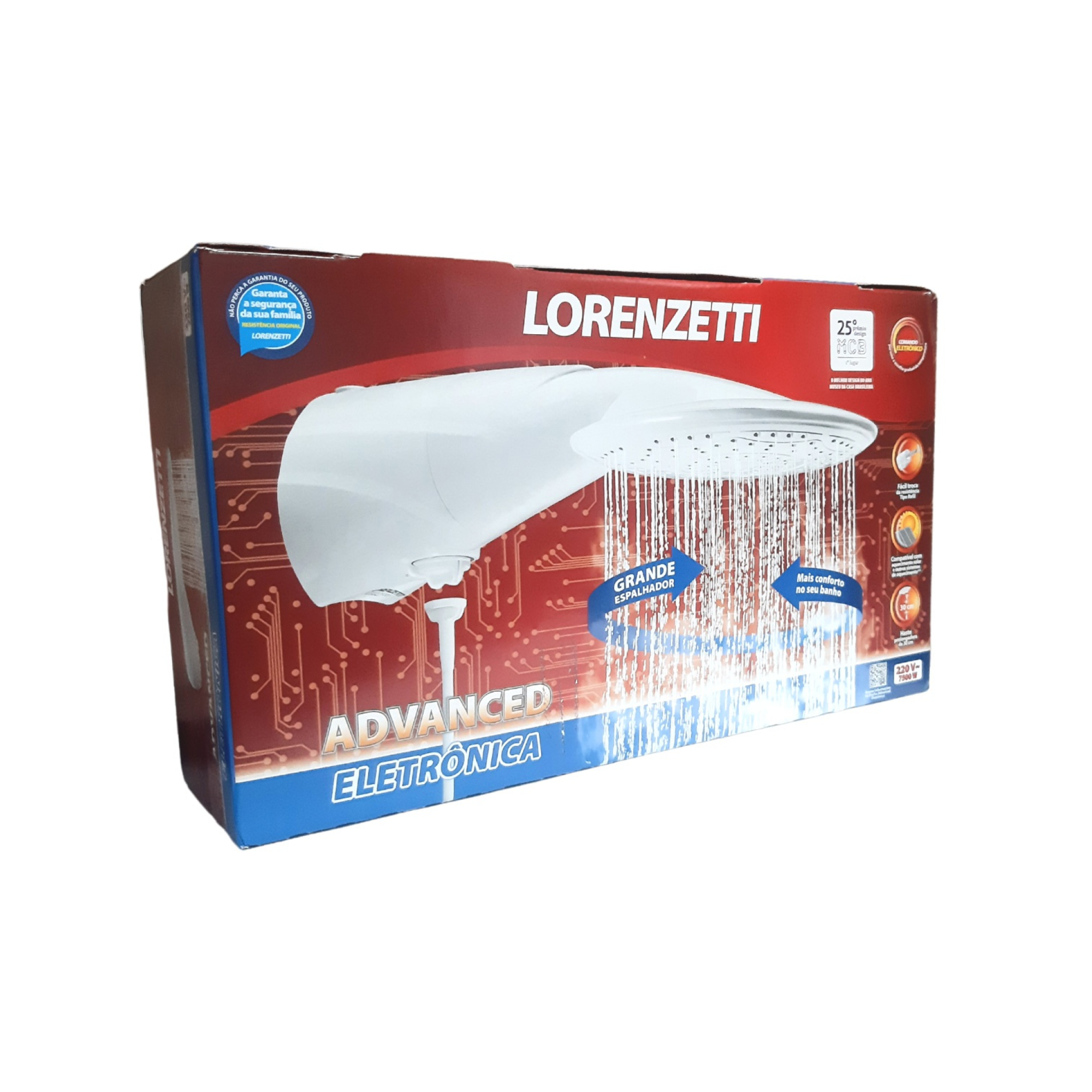 Chuveiro Elétrico Advanced Eletrônica 7500w Lorenzetti - Apotiguar
