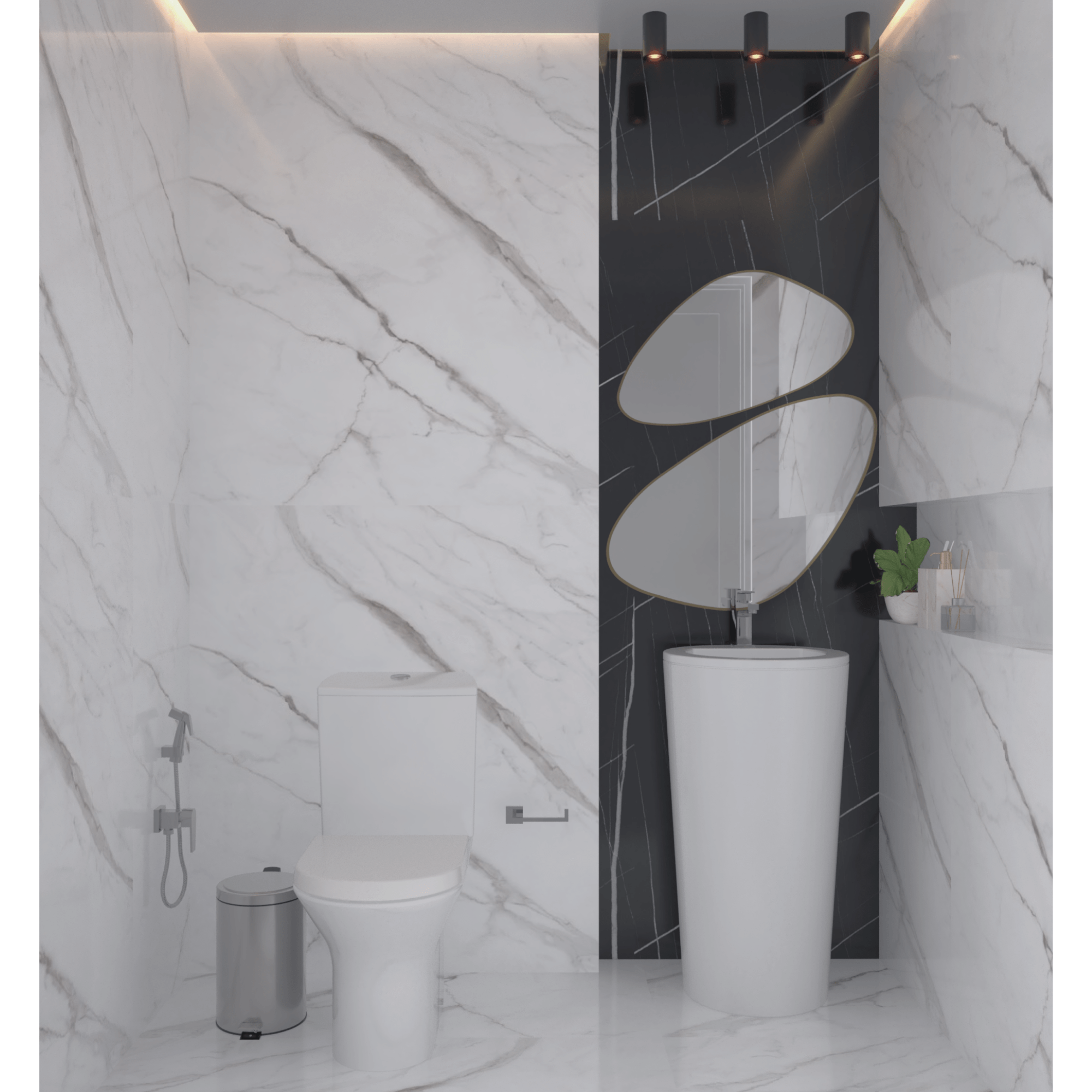 Cuba de Piso Redonda Branca 40x85cm Casa Ok - Apotiguar