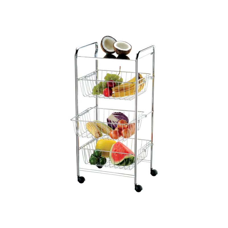 Fruteira Inox com Rodizio Future - Apotiguar