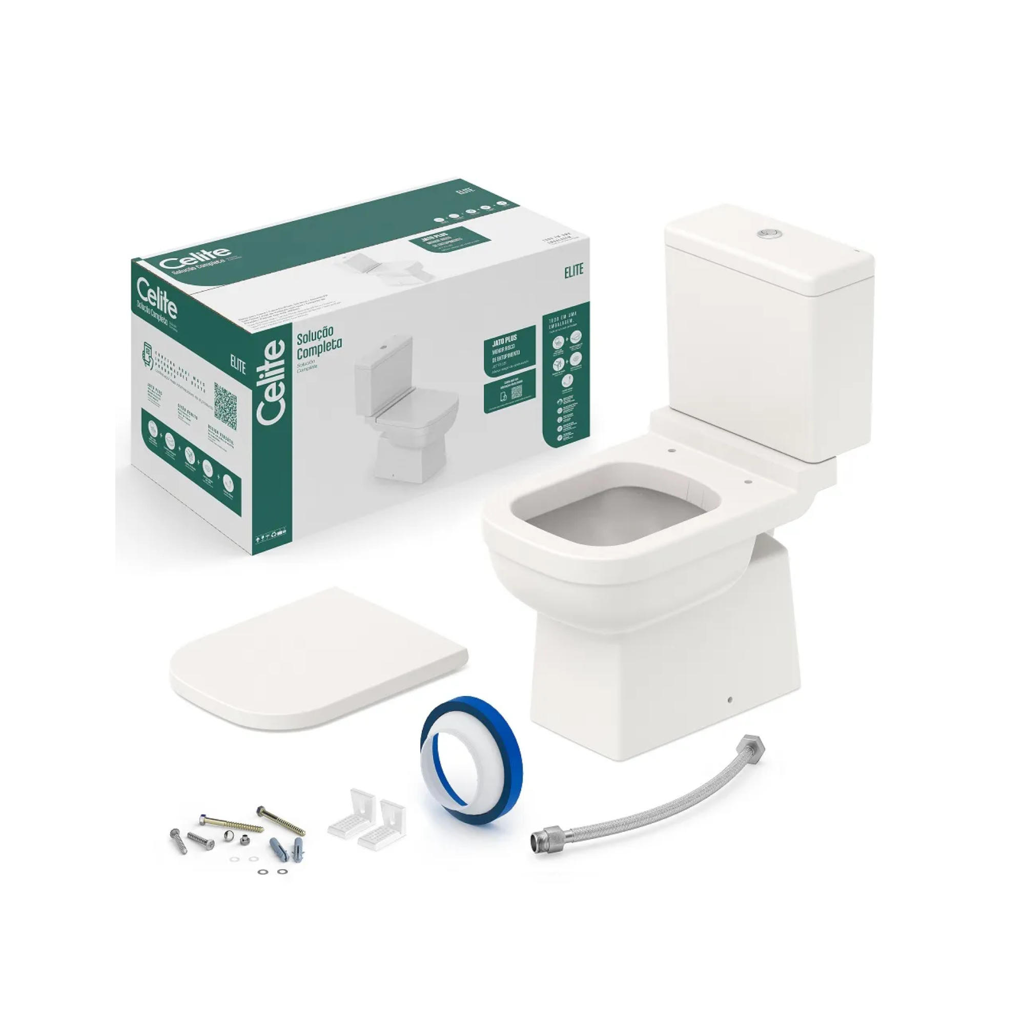 Kit Acoplado Elite Completo Bege Celite - Apotiguar