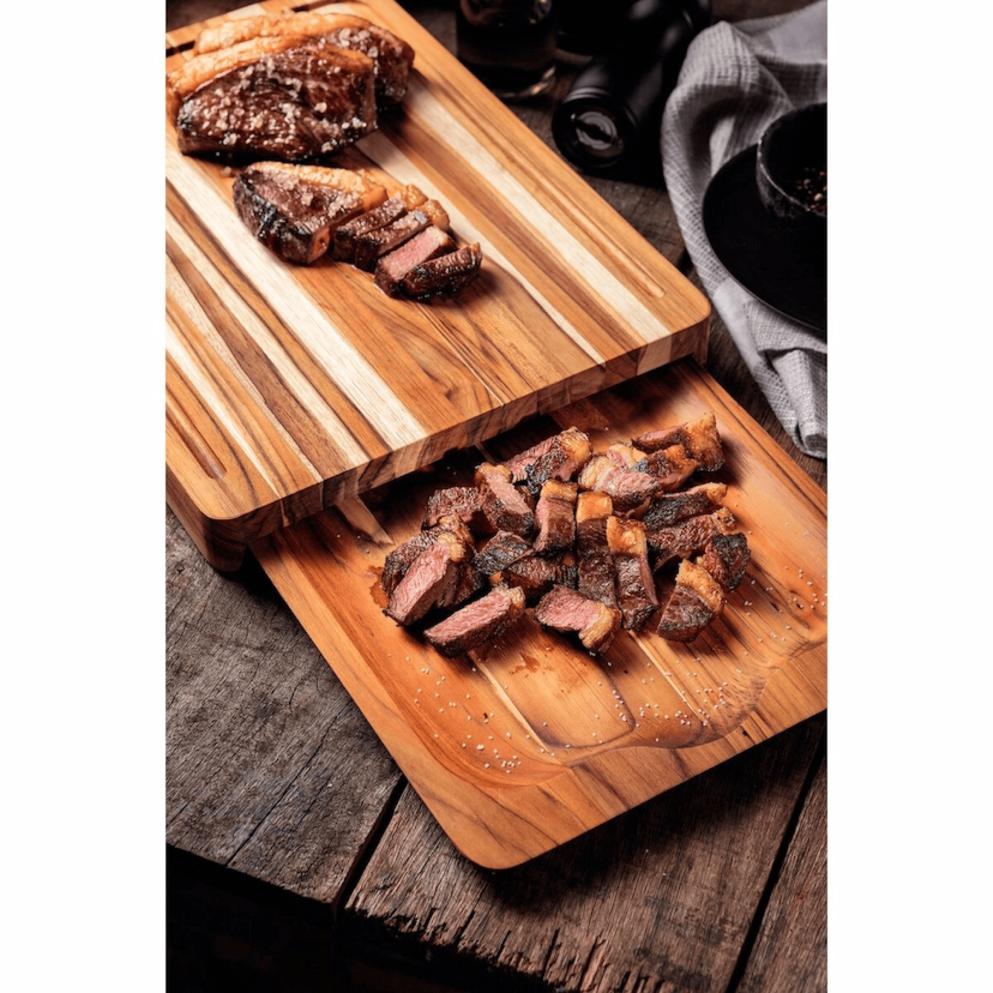 Kit de Churrasco com Tábua + Bandeja Retangular 40x30cm Tramontina ...