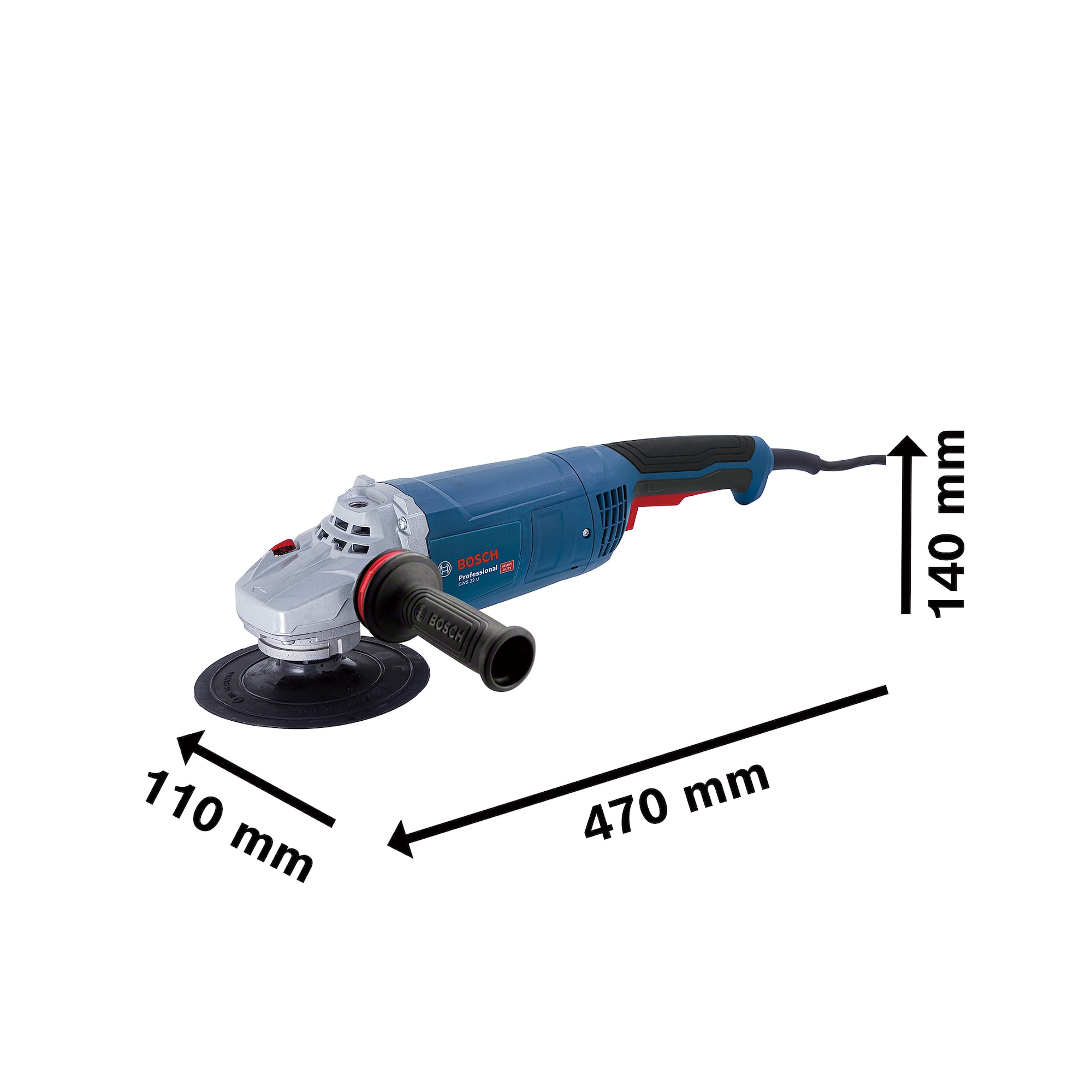 Lixadeira Angular GWS 22 U 2200W 220V Bosch - Apotiguar