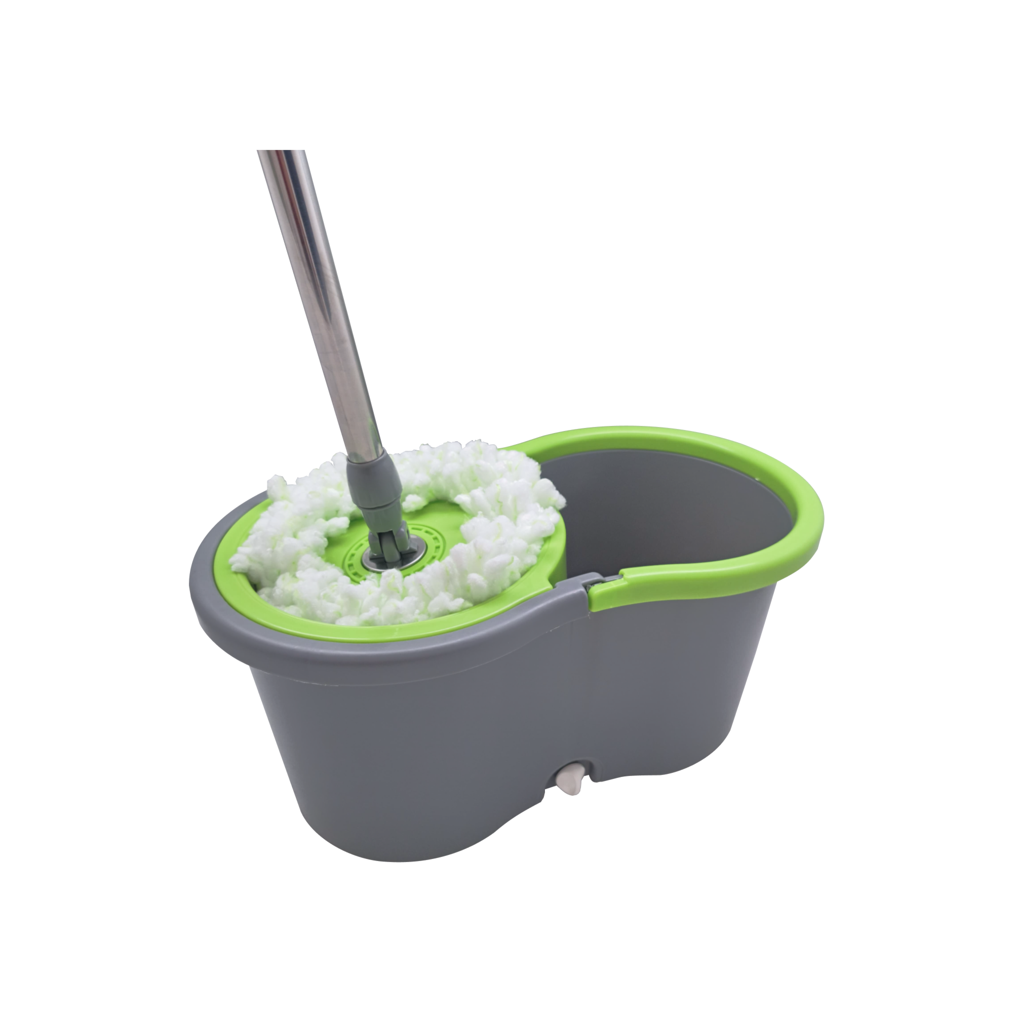 Mop Giratório Centrifuga em Inox com 2 Refis Casa Ok - Apotiguar