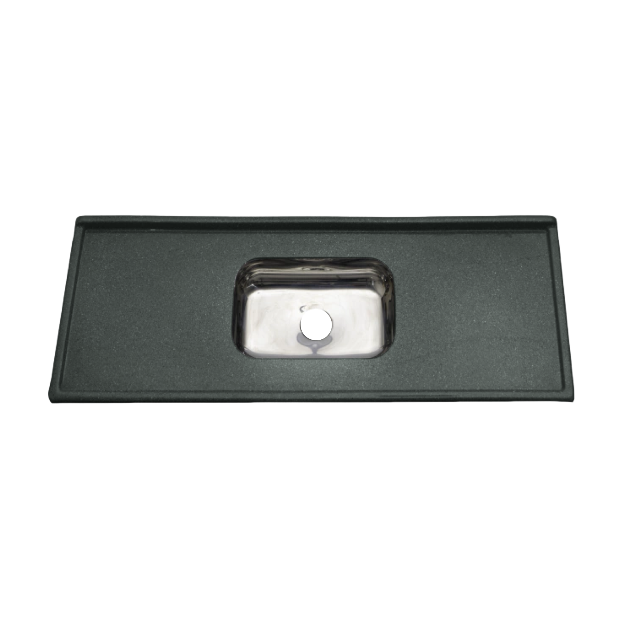 Pia Ecogranito Bojo Inox 120cm Verde Romano Decoralita - Apotiguar