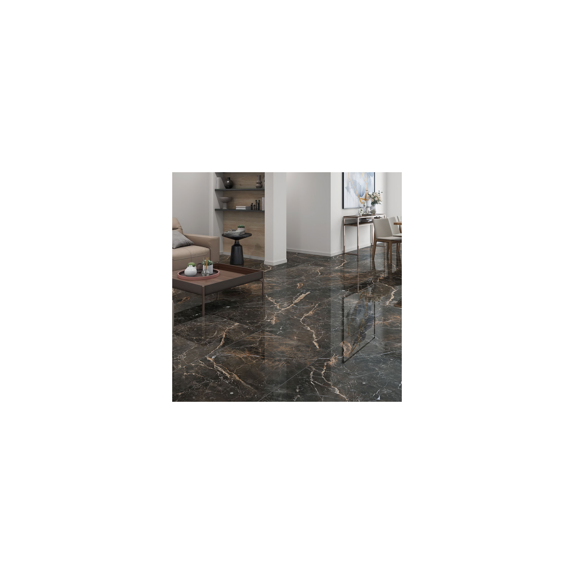 Piso 60x120 Tipo A Gran Imperium Dark Polido Retificado Formigres - 2 ...