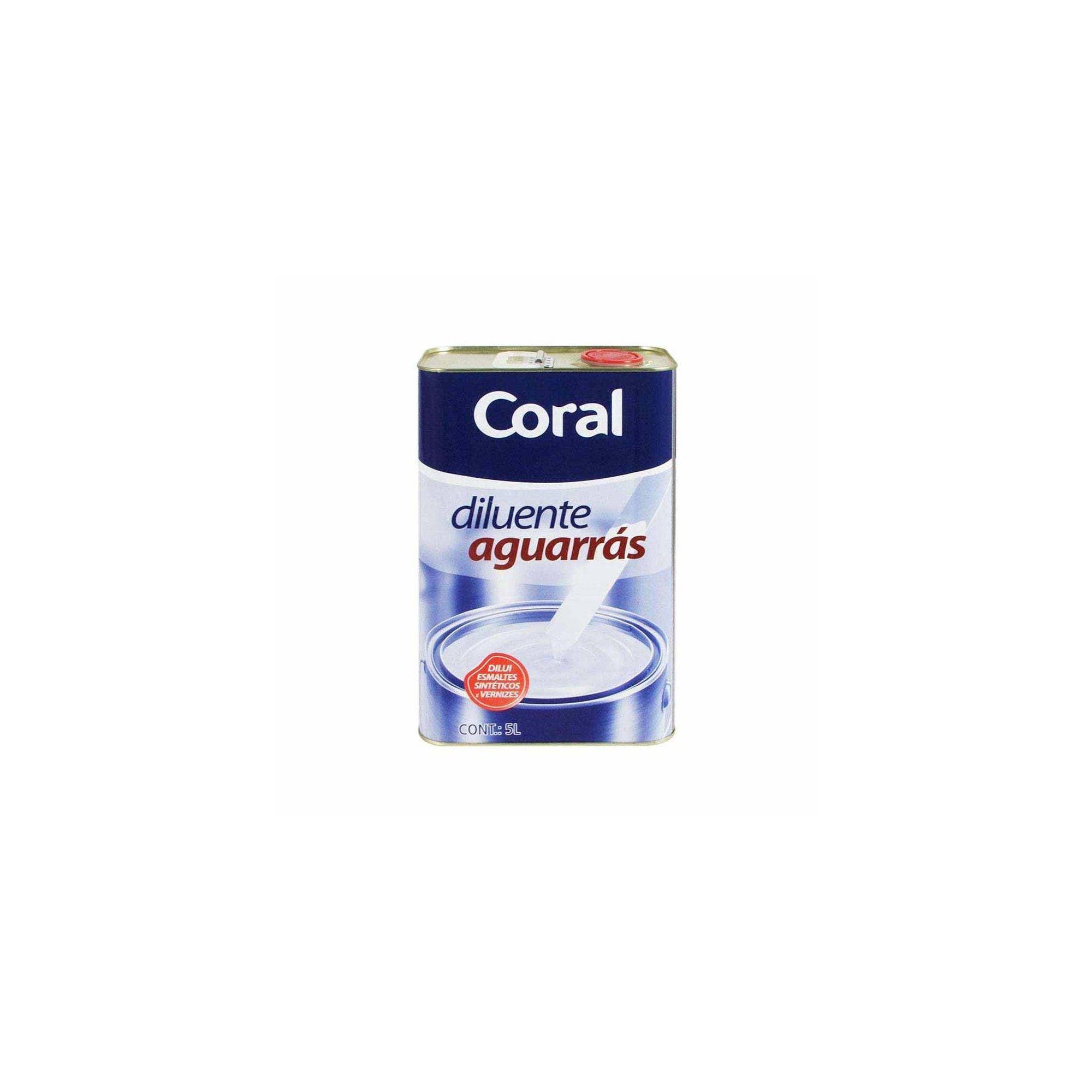 Solvente Aguarrás 5L Coral Incolor - Apotiguar