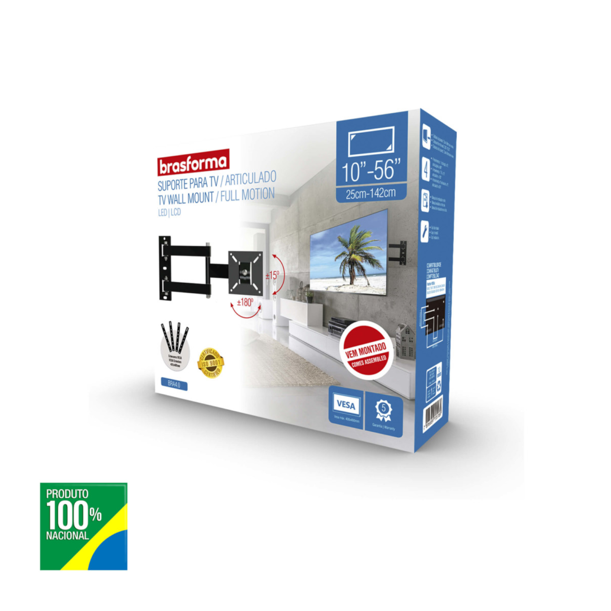 Suporte Articulado para TV de 10 a 60 Brasforma - Apotiguar