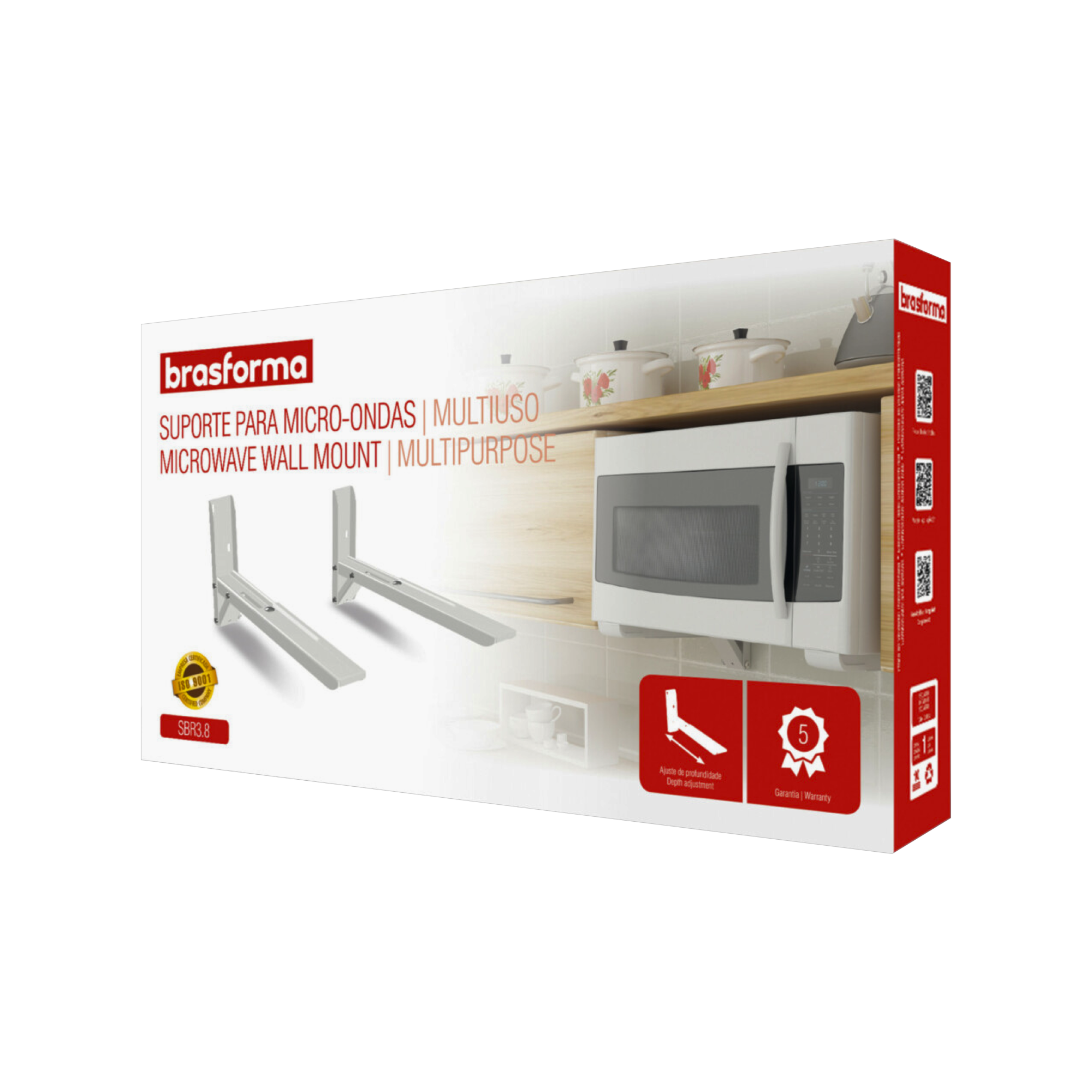 Suporte para Forno Micro-ondas Branco Brasforma - Apotiguar