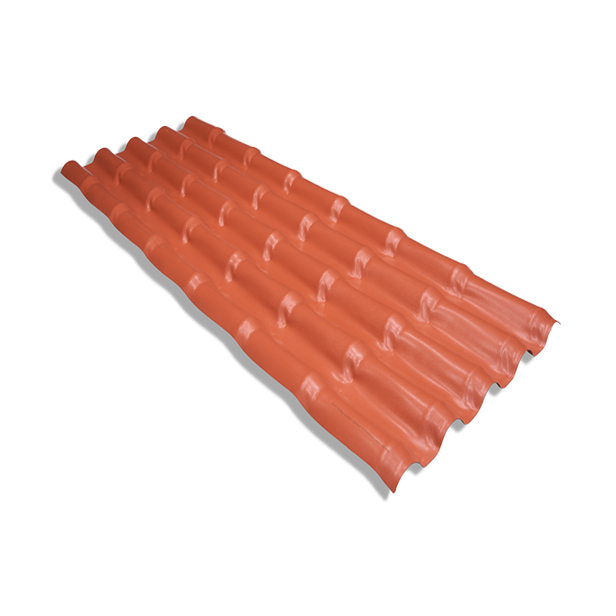 Telha PVC Colonial Cerâmica 2,30mx86cm Eplast - Apotiguar