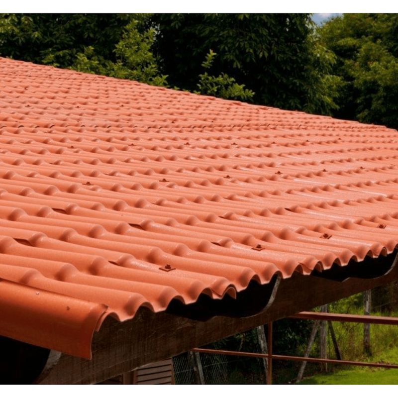 Telha PVC Colonial Cerâmica 230x86cm Eplast - Apotiguar