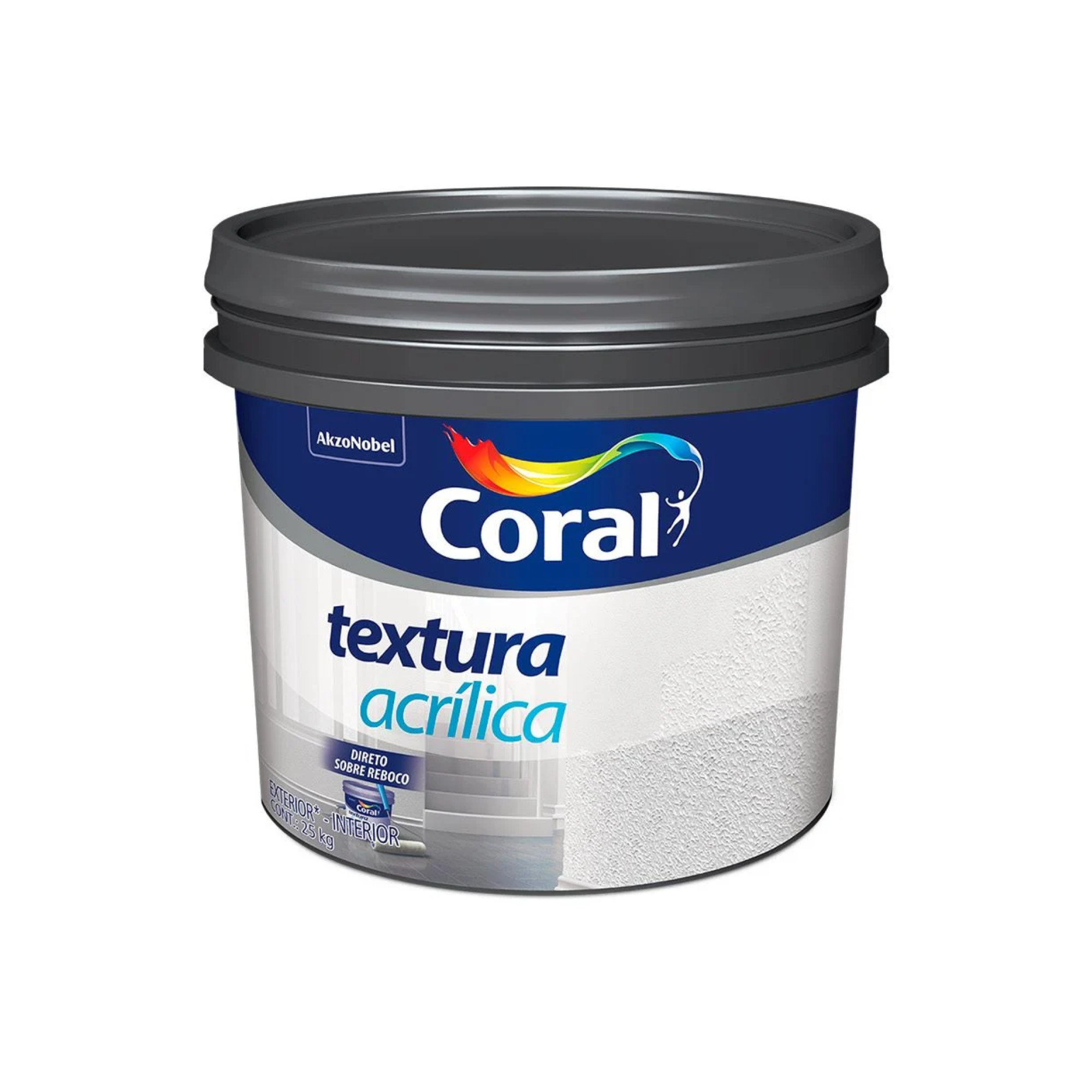 Textura Acrílica 25kg Balde Coral - Apotiguar