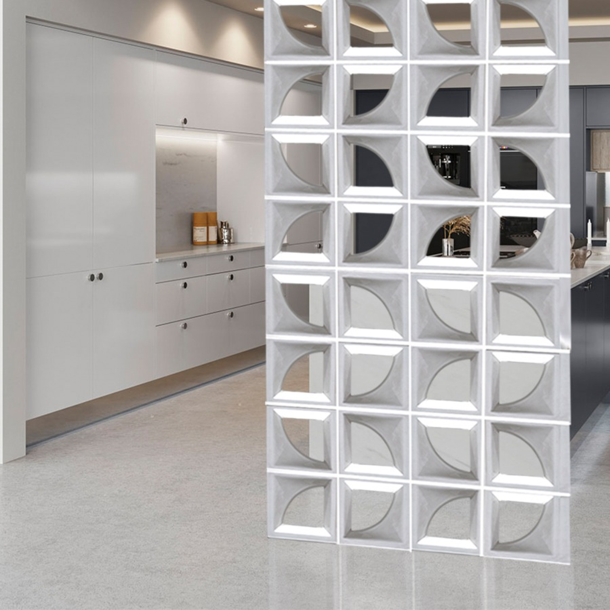 Tijolo Vazado Cobogó Meia Lua Branco 20x20x8cm Cerâmica Martins - Apotiguar