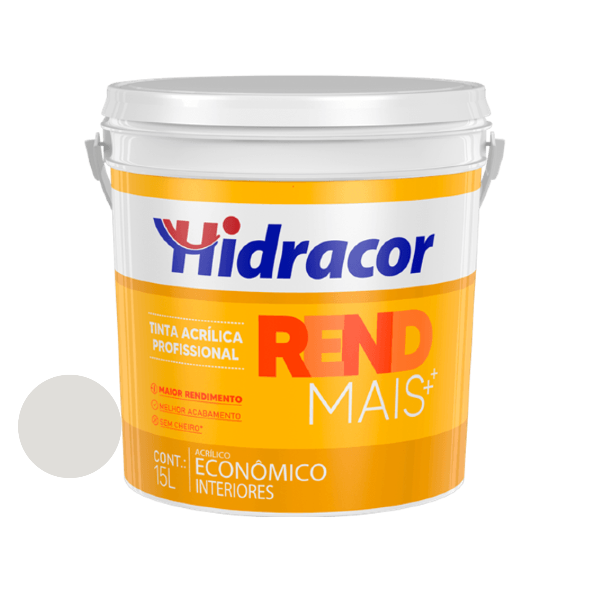 Tinta Acrílica Rend Mais Branco Gelo 15L Hidracor - Apotiguar