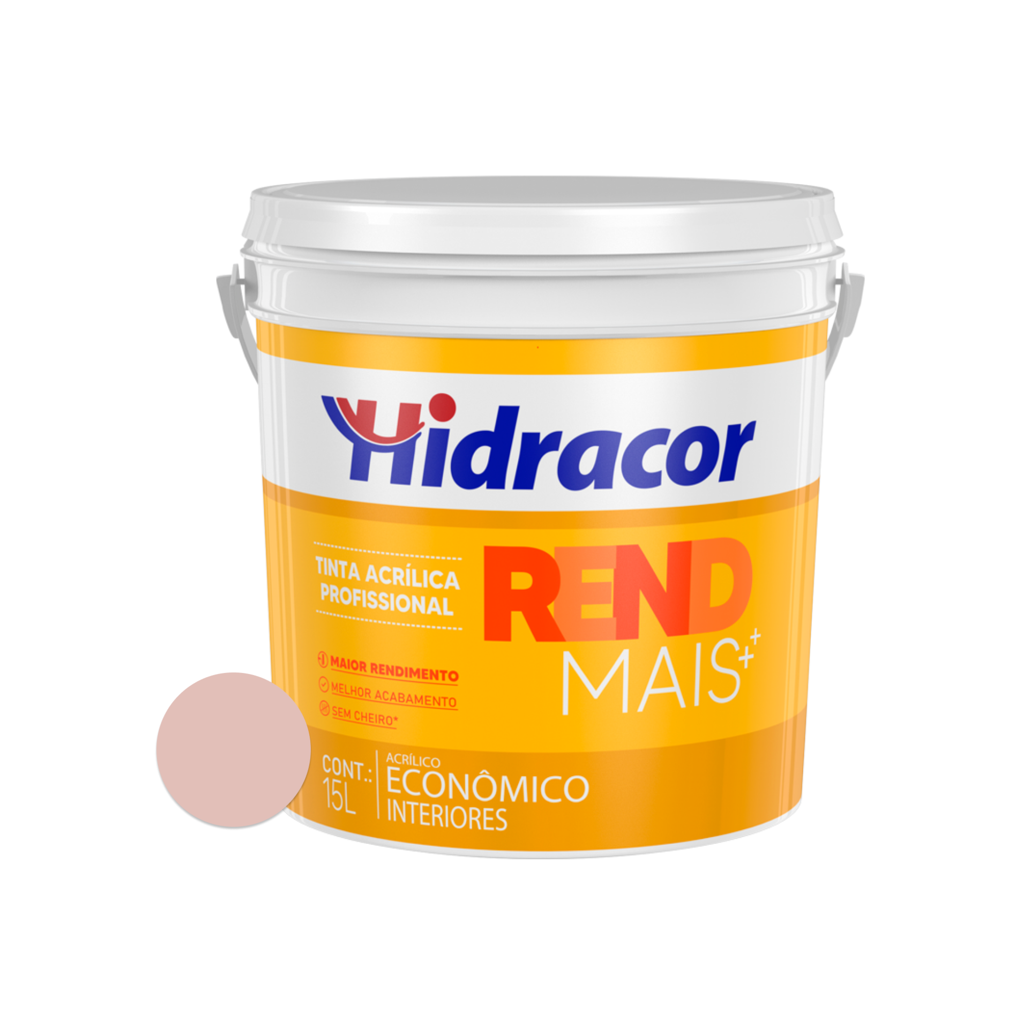 Tinta Acrílica Rendmais Rosa Pétala 15L Hidracor - Apotiguar