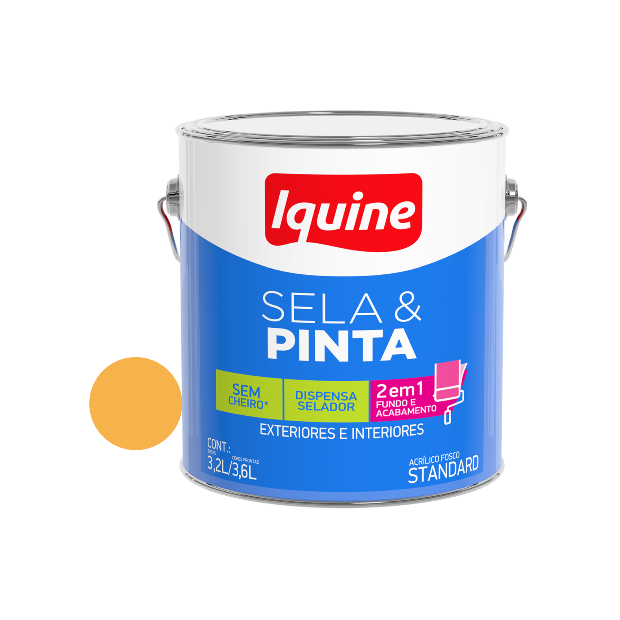 Tinta Sela e Pinta Onça 3,6L Iquine - Apotiguar